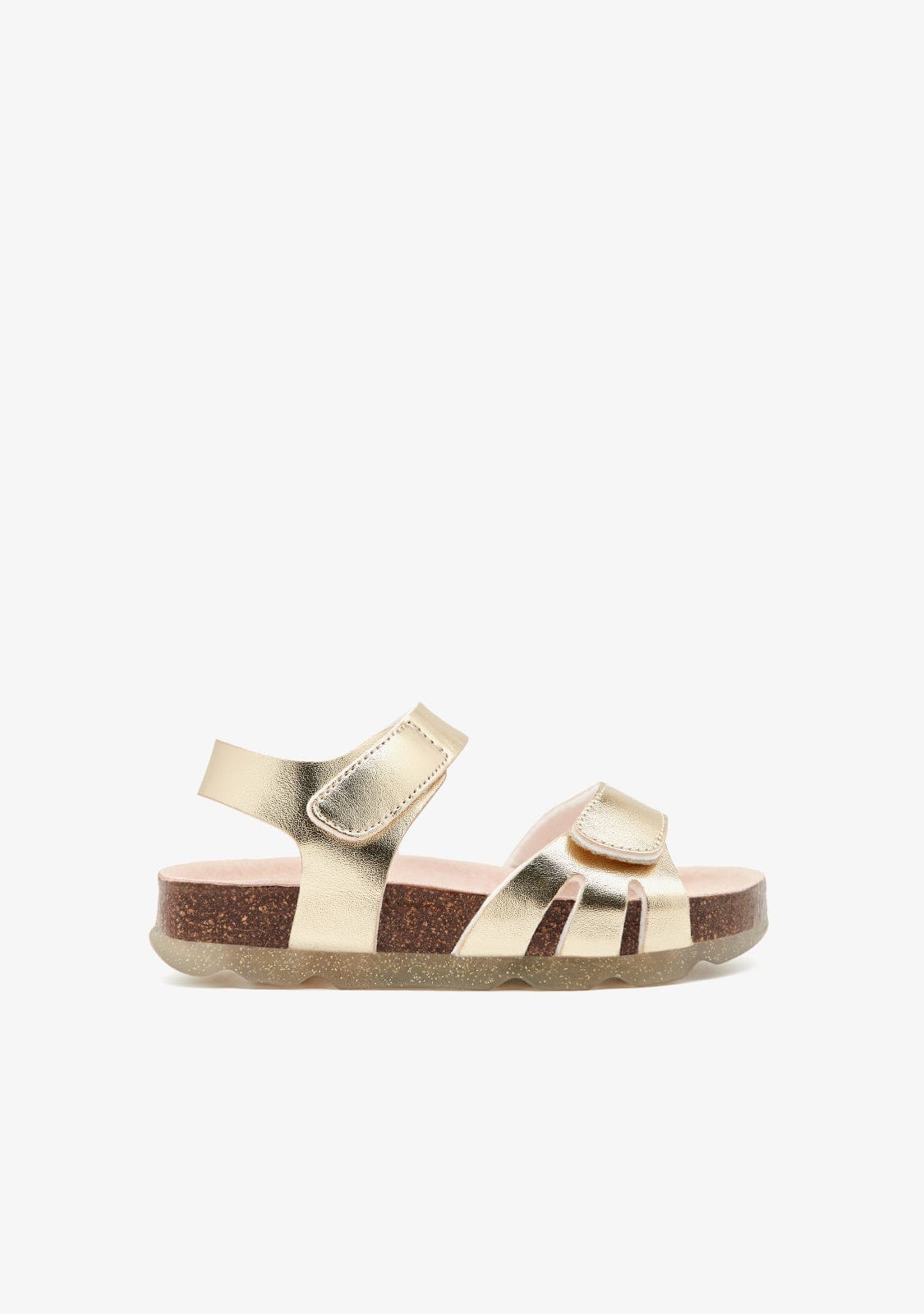 Gold Bio Straps Sandals