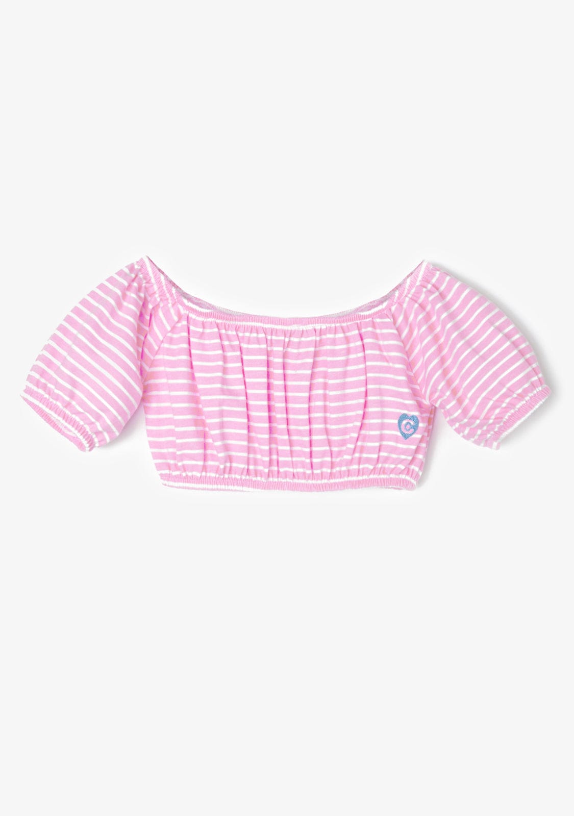 Girl's Pink Striped Top