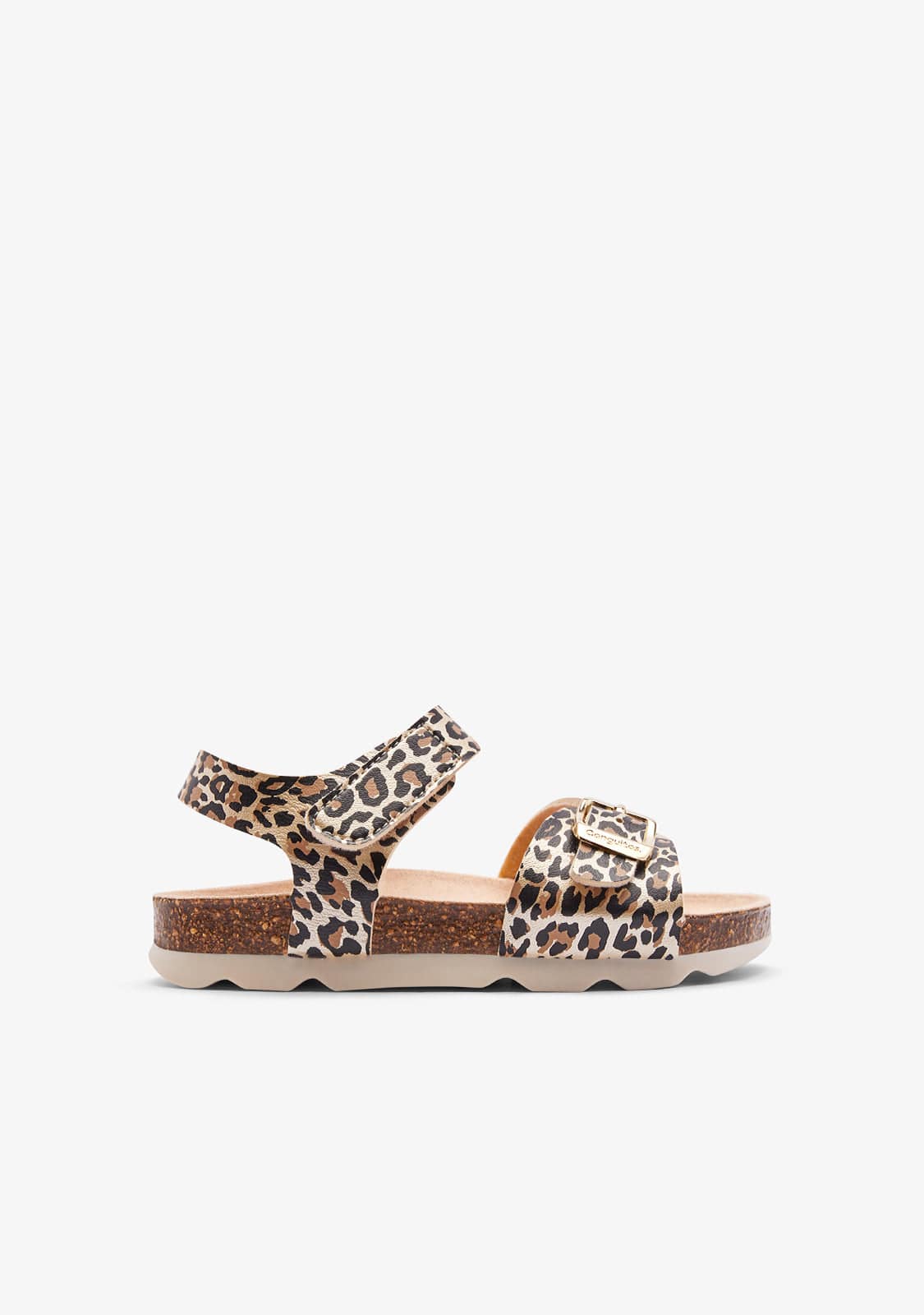 Leopard Buckle Bio Sandals | Conguitos