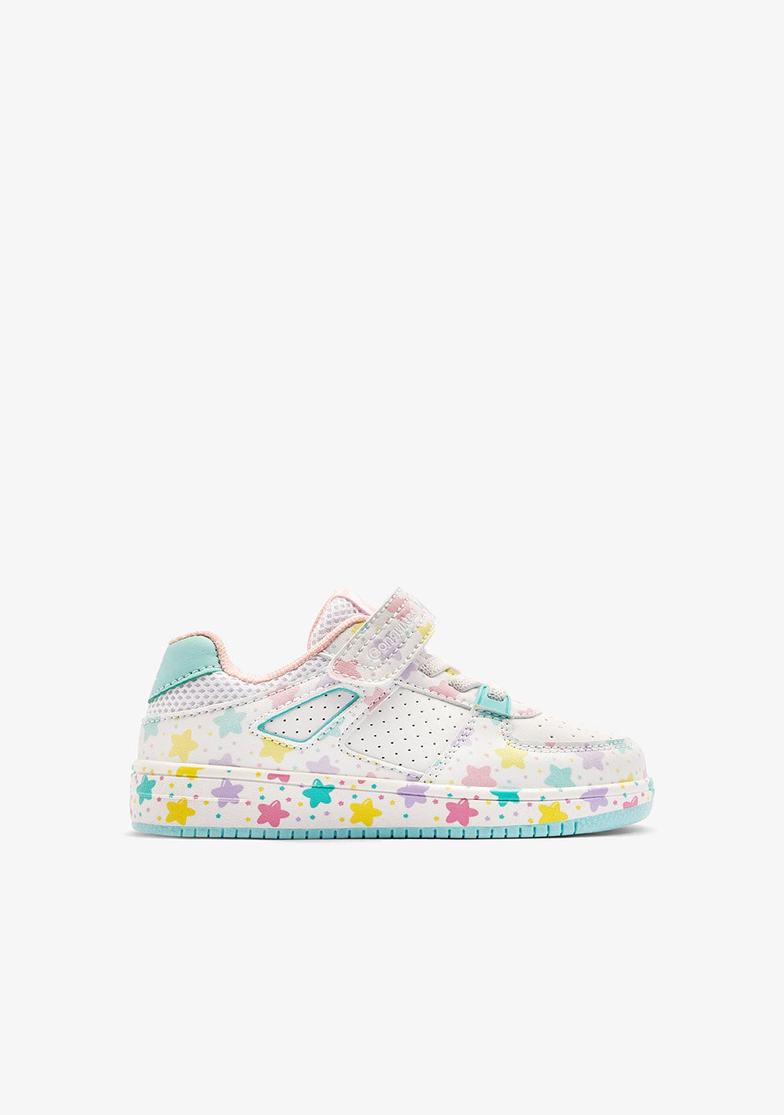 Multicolour Stars White Sneakers | Conguitos