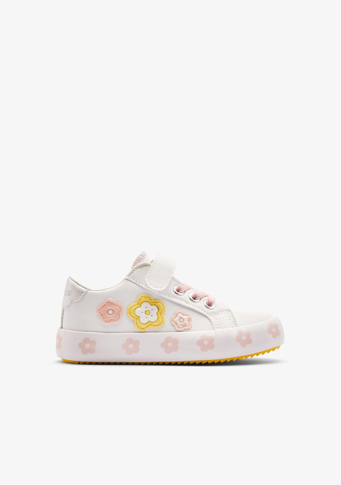 White / Multi Flowers Sneakers | Conguitos